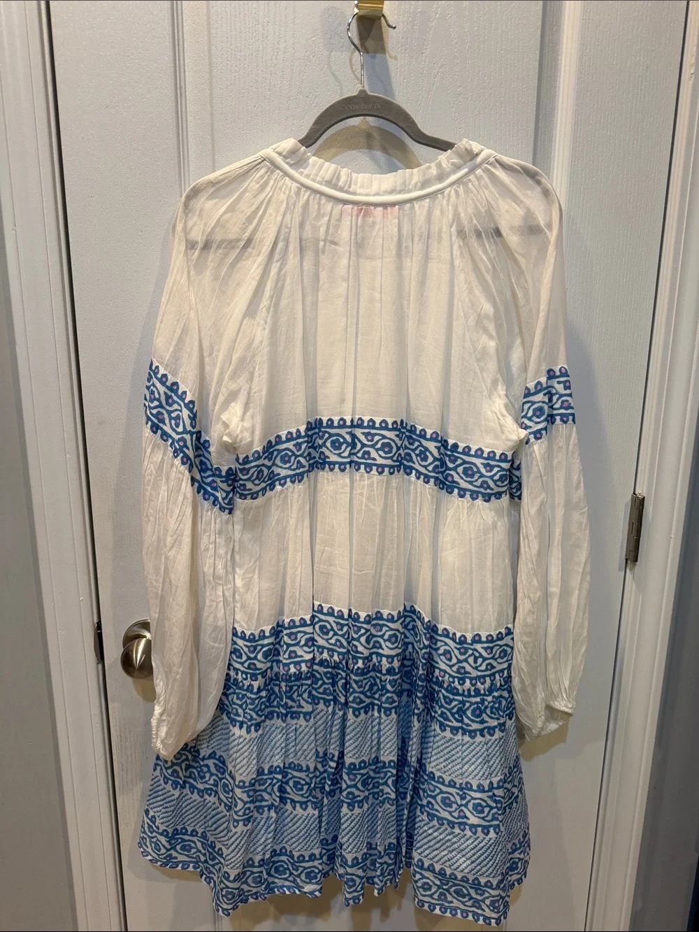 Oliphant | Dresses | Oliphant White Top With Orange Logo Tag | Poshmark